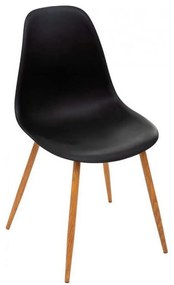 Atmosphera Černá jídelní židle s rozměry 47 x 53 x 85 cm z polypropylenu