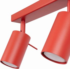 Sollux Lighting Stropní svítidlo RING 2 červené