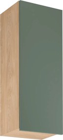 SORENTO pg | horní skříňka G40 policová | 40 cm | LEVÁ | puccini/zelená