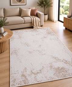 Koberec BUTIK 321 krémový / hnědý