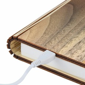 Rozkládací světlo "Smart Book" mini, ořech - Gingko