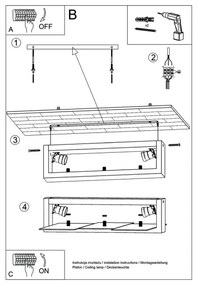 Sollux SL.0076 - Stropní svítidlo FENIKS 2 2xE27/60W/230V přírodní dřevo