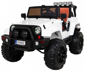 Dětské elektrické auto Jeep All Terrain Bílé