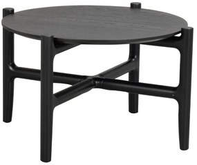 OnaDnes -20% Černý dubový konferenční stolek ROWICO HOLTON 55 cm