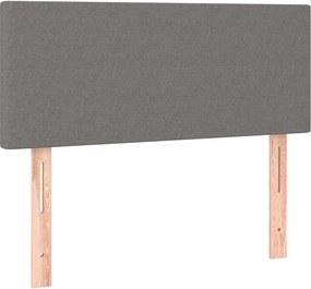 Box spring postel s matrací tmavě šedá 90x190 cm textil 3129514