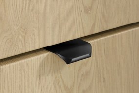 Comad Koupelnová skříňka s keramickým umyvadlem Ovalia Cremona 80 cm - dub cremona