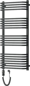 Mexen Apollo, elektrické topné těleso 1210x550 mm + topná tyč 600 W, antracitová, W117-1210-550-2600-66