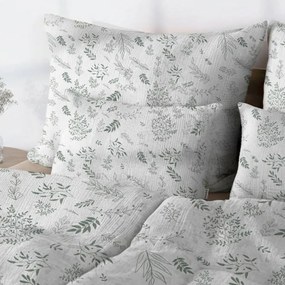 Mušelínové prodloužené povlečení Lístky Velikost: 140 x 220 + 70 x 90
