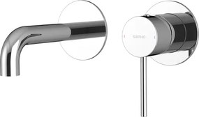 Sapho Sapho, ULTRAMIX 2-prvková podomítková umyvadlová baterie, hubice 16cm, chrom, UT118