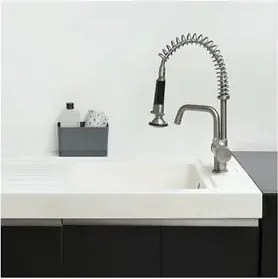 Brabantia Organizér ke dřezu tmavě šedá / plast / 8.5 x 19 x 11.5 cm