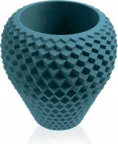 Květináč Cone Dark Turquoise Poli 10 cm Ozdoba