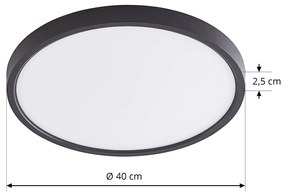 Lindby Pravin LED stropní svítidlo, Ø 40 cm, 3stupňový stmívač, CCT