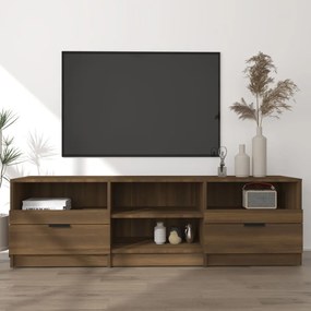 vidaXL TV skříňka 150x33,5x45 cm kompozitní dřevo [817115] Barva: hnědý dub