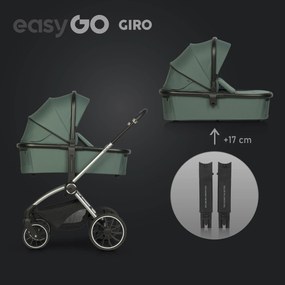 Kombinovaný kočárek EasyGo Giro 2v1 Sage Green