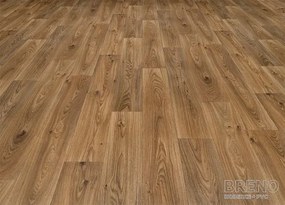 Breno PVC AMBIENT Gambel Oak 662M – tmavé dřevo, šíře 300 cm