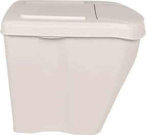 Stohovatelné koše na odpadky 3 ks bílé 75 l polypropylen 152199