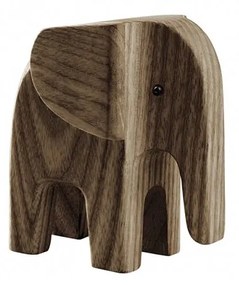 Dřevěný slon Baby Elephant Smoke Stained Ash Novoform