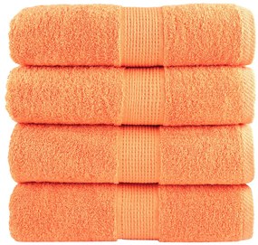 Prémiové mycí utěrky SOLUND 4 ks oranžové 30x30 cm 600 g/m² 137372