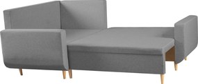 Rohová sedací souprava s funkcí spaní RODI Béžový