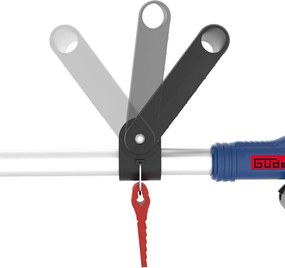 GüDE GMBH Güde RT 18-201-05 18V - akumulátorový vyžínač (s 2,0 Ah akumulátorem a nabíječkou)