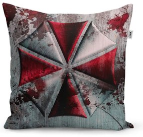 Sablio Polštář Resident Evil Umbrella Corporation Steel - 50x50 cm
