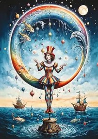 ART PUZZLE Puzzle Mořský akrobat / 1500 dílků / 85 × 60 cm
