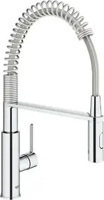 Grohe - Dřezová baterie s flexibilním ramenem a sprškou, chrom