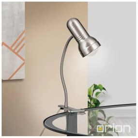 Orion Str10-319-S Stolní lampa s klipem WILHELM satin