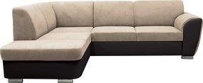 XXXLutz ROHOVÁ SEDAČKA, textil, tmavě hnědá, béžová MID.YOU - Sedací soupravy - 001574004010