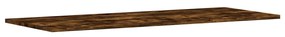 vidaXL Nástěnné police 4 ks kouřový dub 100x40x1,5 cm kompozitní dřevo [838303]