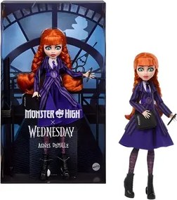 MATTEL Panenka Monster High x Wednesday Agnes / Sběratelská / 6-10 let