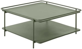 Designový konferenční stolek Harinder 75 cm olivovo-zelený