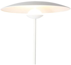 Bílá LED stojací lampa s kovovým stínidlem (výška 140 cm) Lund – Candellux Lighting