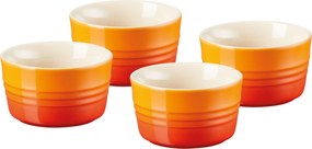 Mističky na pečení a servírování Le Creuset 8 cm ohnivě oranžové 4 ks