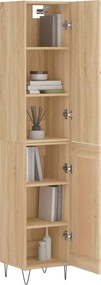 Skříň highboard dub sonoma 34,5 x 34 x 180 cm kompozitní dřevo 3199140