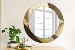 Kulaté dekorativní zrcadlo Moderní abstrakce fi 60 cm