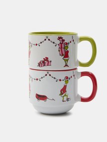 Sinsay - Sada hrnků s vánočním motivem 2 pack Grinch - vícebarevná