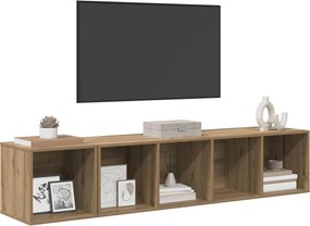 Sada televizních skříní 2 ks Artisanový dub Kompozitní dřevo 3393173