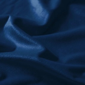 Biante Sametový kulatý ubrus Velvet Premium SVP-036 Námořnická modrá Ø 130 cm