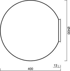 OS STY61747 STYX 4 stropní skleněné svítidlo chrom / bílá IP65 4000 K 27W LED DALI (původní kód OS 61747) - OSMONT