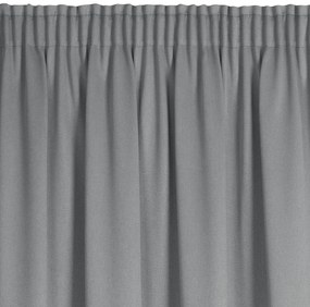ZATEMŇOVACÍ ZÁVĚS NA PÁSCE CARLO 130X300 CM STŘÍBRNÁ