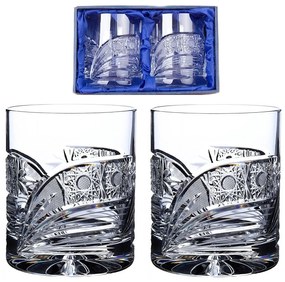 Onte Crystal Bohemia Crystal ručně broušené sklenice na whisky Kometa 330 ml 2KS