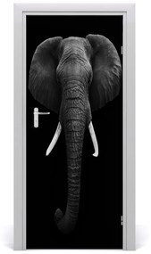 Samolepící fototapeta na dveře Africký slon 75x205 cm