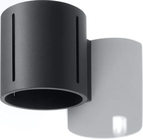 Sollux Lighting Nástěnné svítidlo INEZ černé