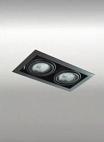Bodové světlo Nova 2 černé/černé do podhledu