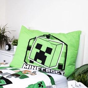 Dětské povlečení na jednolůžko z mikrovlákna 140x200 cm Minecraft – Jerry Fabrics