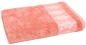 Bavlněný ručník Terra 50x90 cm lososový
