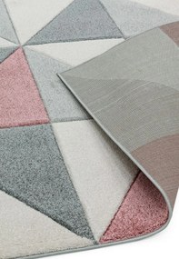 Růžový koberec Furla Cubic Pink Rozměry: 200x290 cm