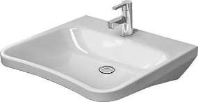 Duravit DuraStyle - Umyvadlo Med, 65x57 cm, s 1 otvorem pro baterii, bílá 2330650000