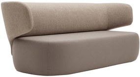 OnaDnes -20% Hnědá látková trojmístná pohovka Softline Basel 212 cm